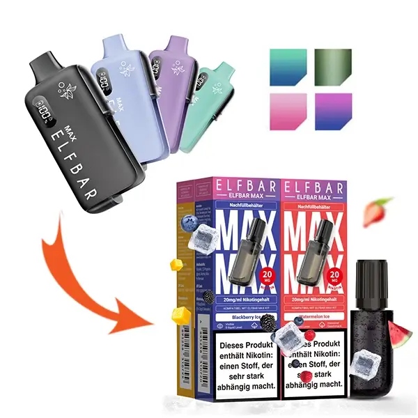 Elf Bar MAX Akku Kit + Pod Bundle - VapeOase